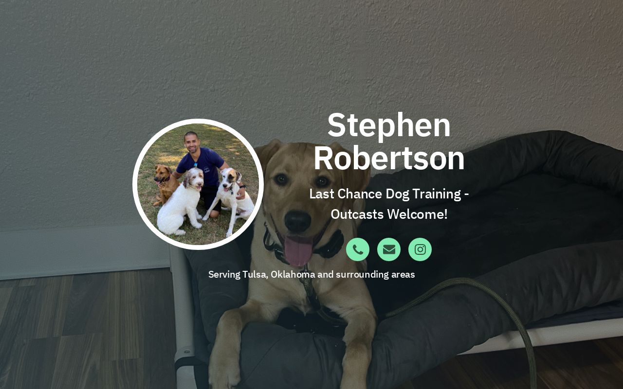 Last Chance Dog Training - Tulsa, Oklahoma